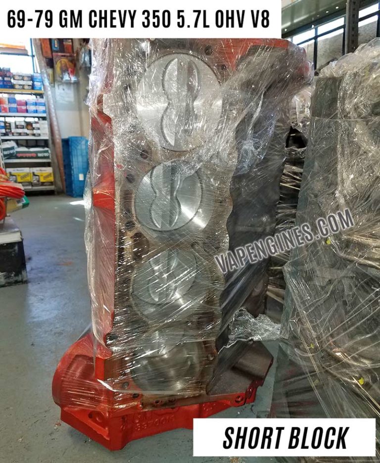 Remanufactured GM Chevy 350 5.7 Short Block Engine for Sale