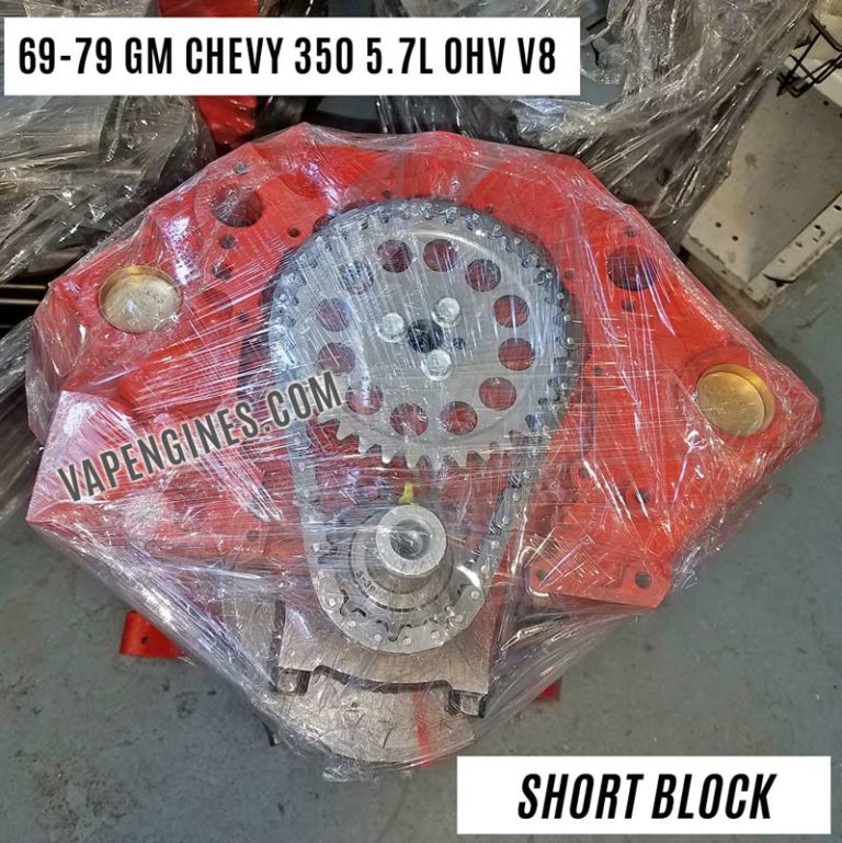 Remanufactured GM Chevy 350 5.7 Short Block Engine for Sale
