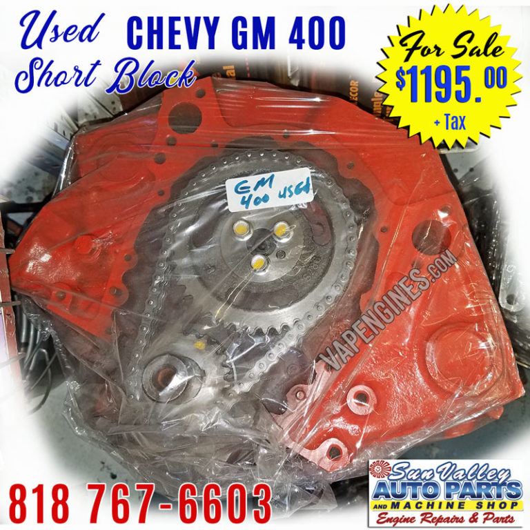 Used Overhauled GM Chevy 400 Short Block Engine - For Sale
